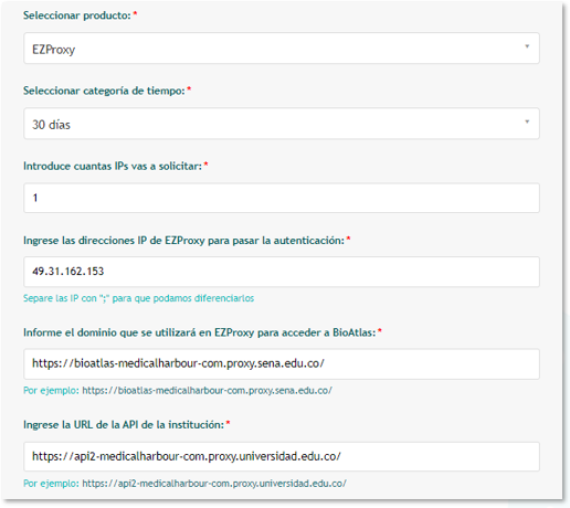 ¿Tiene preguntas para completar la licencia de BioAtlas y el formulario de acceso con EZProxy ...